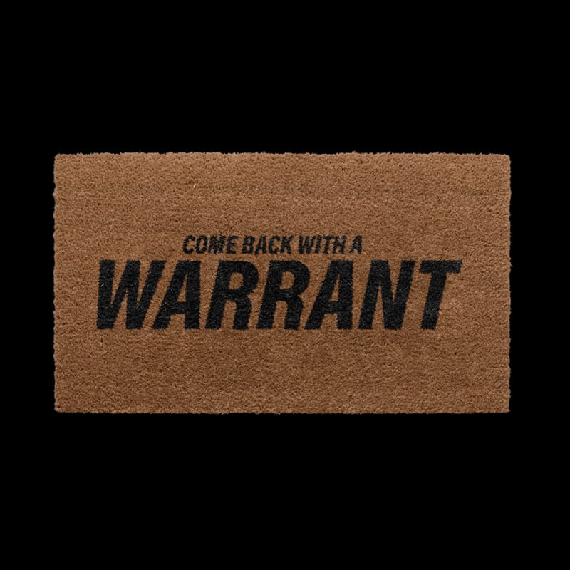 Free Welcome Mat Mockup PSD