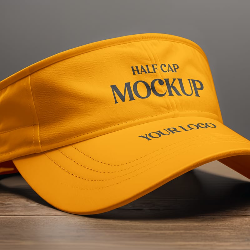 Free Half Cap Mockup PSD