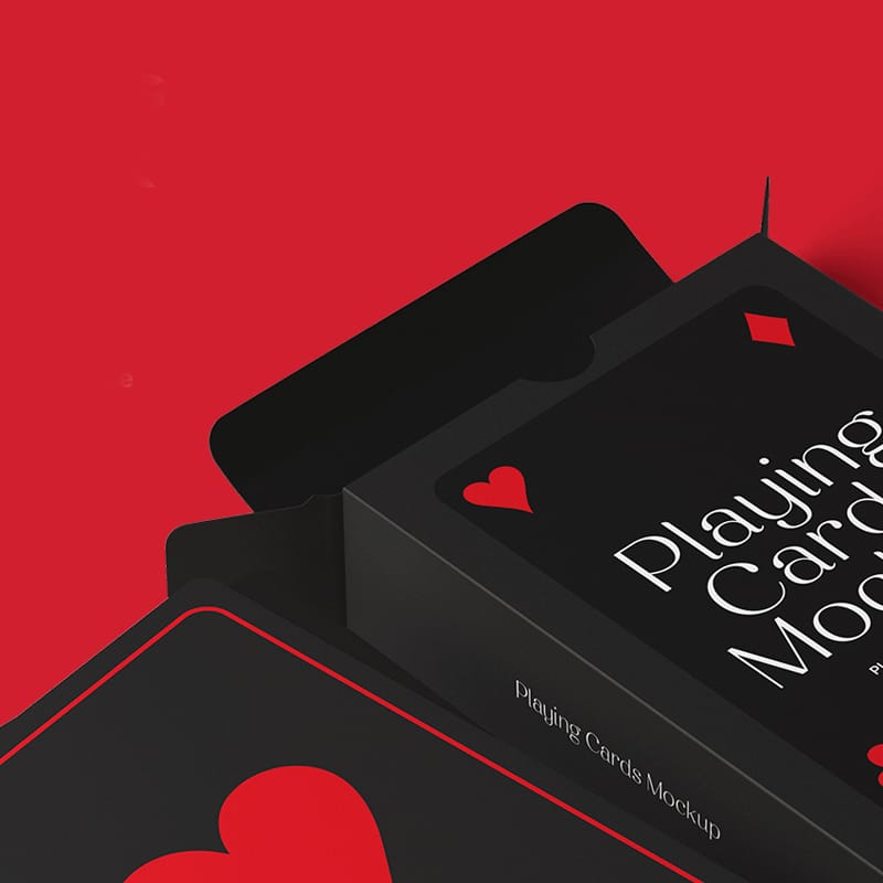 Free Player Cards Mockup PSD