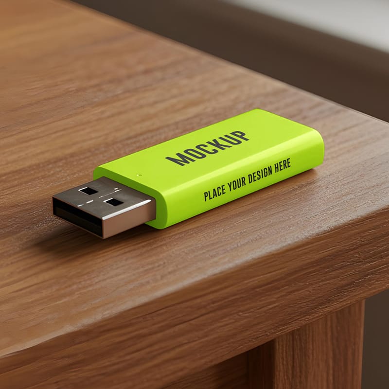Free Pendrive Mockup PSD