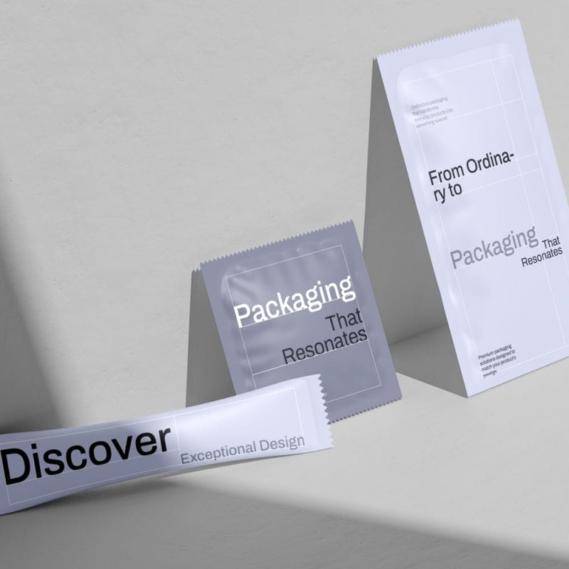 Free Sachet Packaging Mockup Template PSD