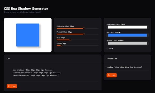 Top 10 Tailwind Shadow Generators To Instantly Improve Your UI