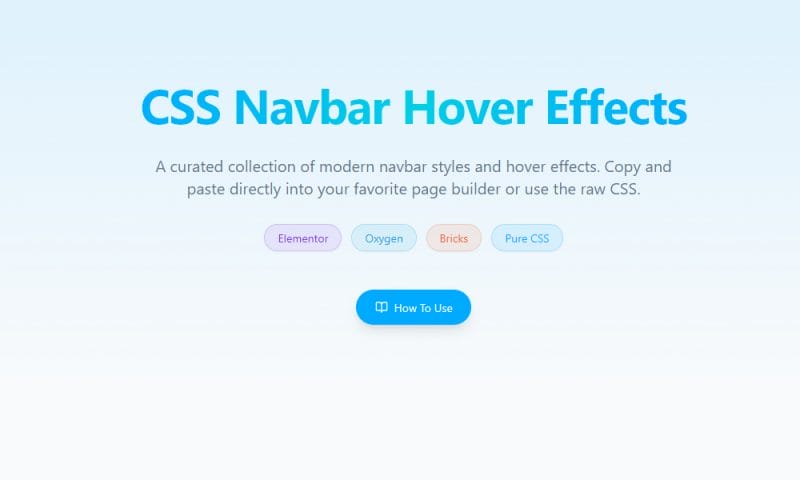 CSS Hover Effects: 40+ Code Examples & Tutorials (2025)