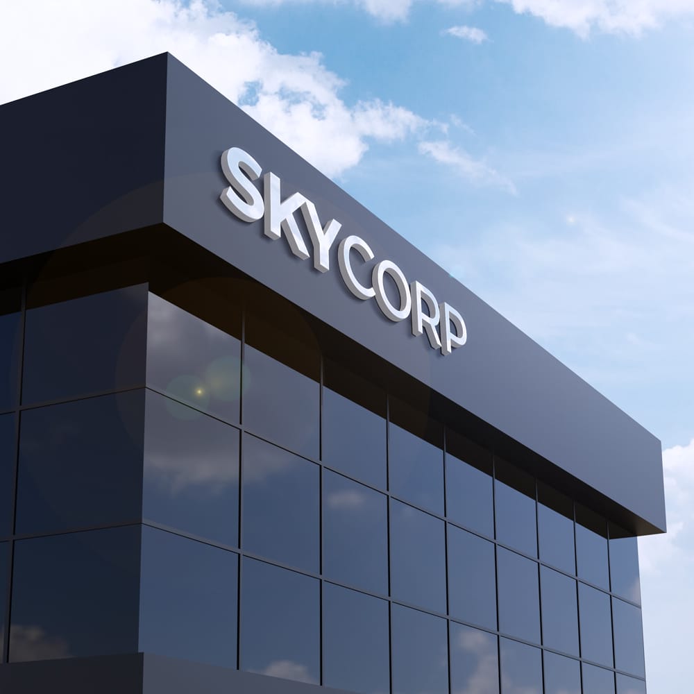 Free 3D Logo Sign Mockup PSD