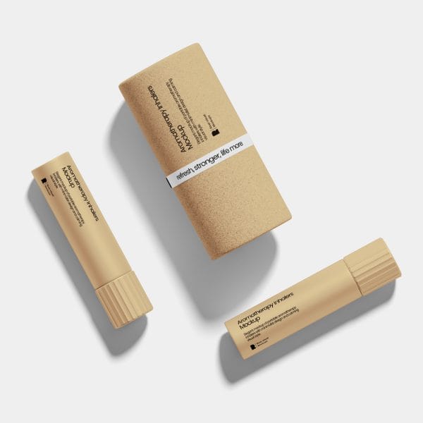 Free Aromatherapy Inhalers Mockup PSD