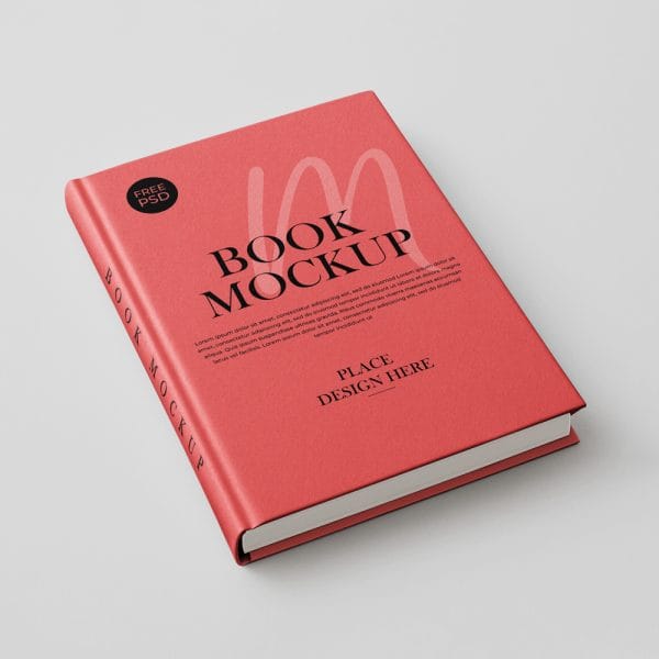 Free Book Cover Mockup Templates PSD