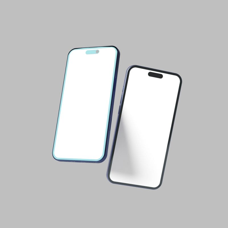 Free Floating Smartphone Mockup For Ads Design PSD