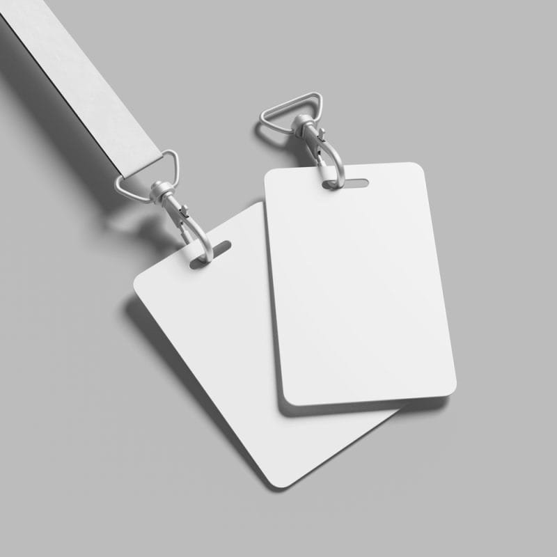 Free ID Card And Lanyard Mockup Template PSD