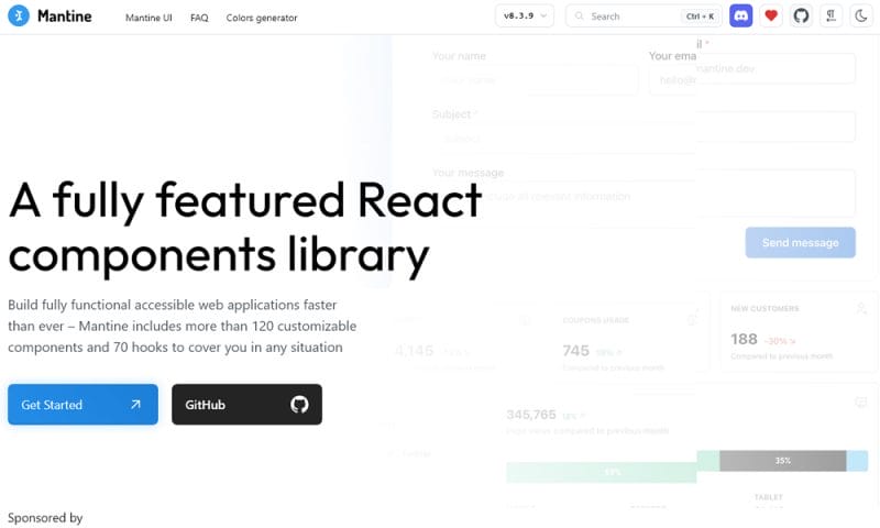 25 Best React UI Component Libraries For 2025: The Complete Developer's Guide