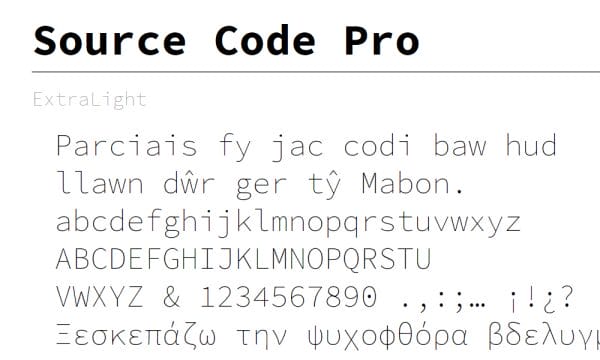 65+ Best Free Monospace Fonts For Coding & Design (2024-2025)