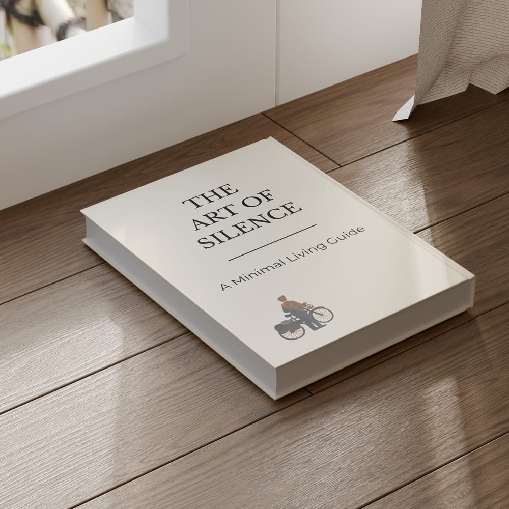 Free Clean Minimal Book Cover Mockup PSD